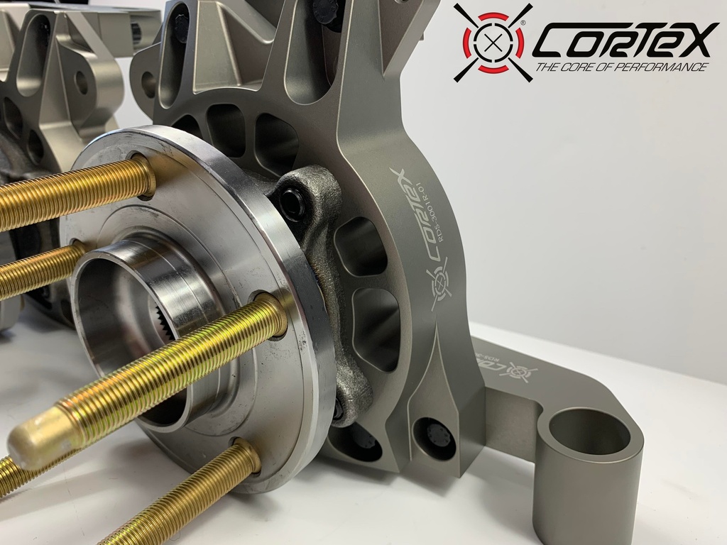 Radial X Spindle, Gen 3, 64-70 Mustang/Cougar, FOX, SN95, SLA, Track, set | Cortex Racing